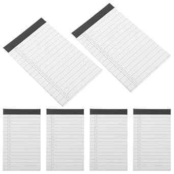 OSALADI 6pcs A7 Pocket Size Notepads with Ruled Lined Paper, Mini ...