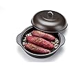 Amazon｜高木金属工業(Takagi Metal) 石焼きいも器 焼き芋メーカー ホーロー IH対応 (200V専用) 24cm HA-IY24S｜フック オンライン通販