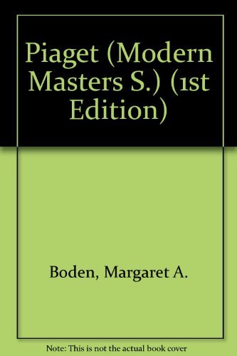 Jean Piaget: Boden, Margaret: 9780140053272: Amazon.com: Books