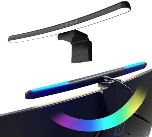 FC22 Monitor Lamp Dimmable, 40 cm Monitor Lamp Curved, Computer ...