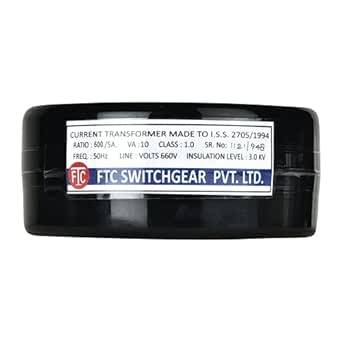 FTC Current Transformer 600/5A - C.T. 600Amp, 15VA - Pack Of 3PC ...