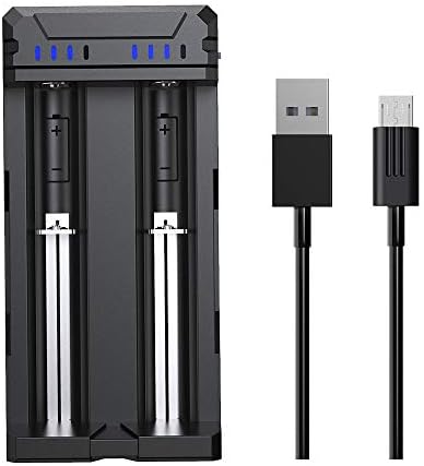 Protected 21700 Battery Charger XTAR New X2 Charger 2-Bay 18650 Charger ...