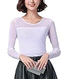 ・ブランド:ROCAROCA・透け感がとってもフェミニンでセクシーな長袖のカットソーです。クルーネックでデコルテを美しくみせます。・ストレッチ素材で身体にフィットしてスタイル良く見せます。袖とデコルテ部分がシースルーでセクシーです。・伸縮性...