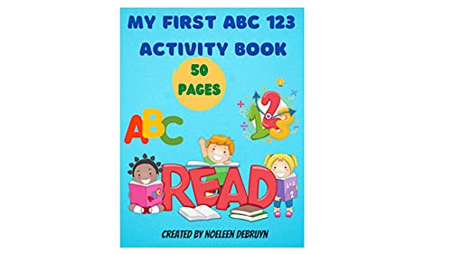 My first ABC 123 activity book eBook : Debruyn, Noeleen: Amazon.in ...