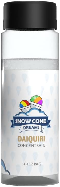 Amazon.com: Dye Free Daiquiri Snow Cone and Shaved Ice Flavor ...