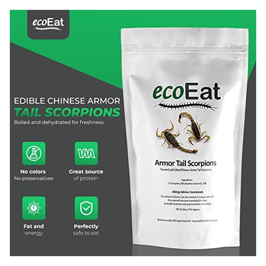 Edible Armor Tail Scorpions by ecoEat - Edible Insects Bugs Snack Gift ...