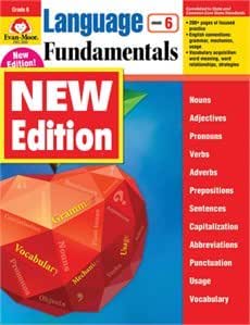 Amazon.com: Evan-Moor Language Fundamentals, Grade 6 : Evan Moor ...