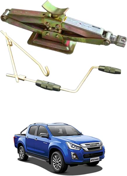 AYW Car Scissor Tyre Jack with Foldable Rod for Isuzu Dmax 2017 Onwards ...