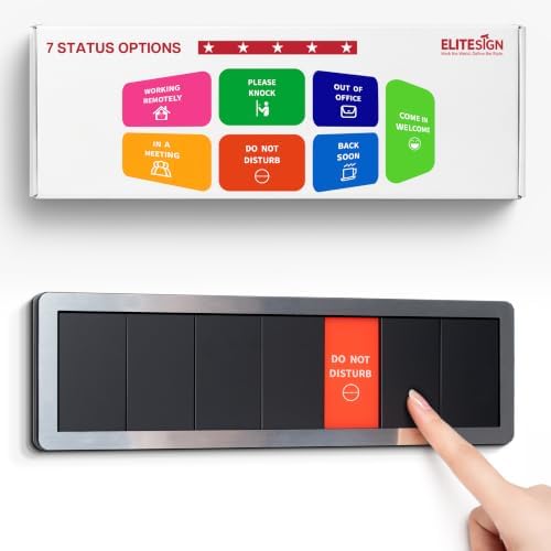 Amazon.com : Office Door Signs, 7-Option Door Signs with Slider, Do Not ...