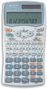 Sharp EL 520 WB Twin line display, Scientific Calculator : Amazon.co.uk ...
