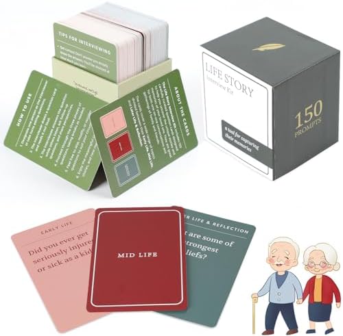 Amazon.com: DyKay 150 Life Story Interview Kit Cards - Life Story ...