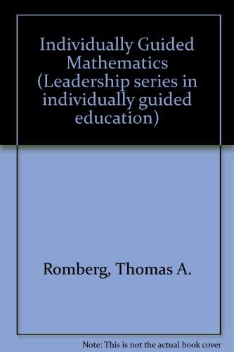 Individually Guided Mathematics : Romberg, Thomas A.: Amazon.de: Books