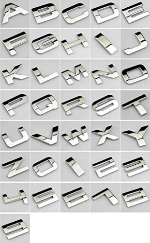 LZLRUN - Letras de Metal Personalizadas para Emblema de Coche y ...