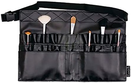 Amazon.com : MyGift Professional Black Salon Apron, Makeup Artist ...