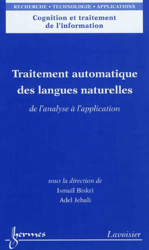 Amazon.com: Traitement automatique des langues naturelles - de l ...