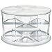 Deflecto Rotating Carousel Craft Organizer, 9-Canister, Includes 3" and ...