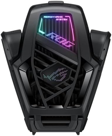 Amazon.com: ASUS ROG AeroActive Cooler X, RGB Cell Phone Cooling Fan ...