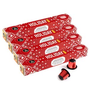 Amazon.com: Holiday Blend Limited Edition Nespresso Compatible Capsules ...