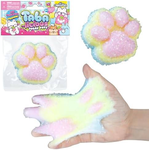 Amazon.com: ORB Tabalicious Sugar Pops TABA Rainbow Cat Paw Squishy Toy ...