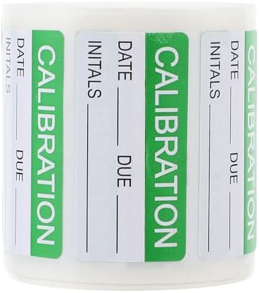 Tofficu Quality Calibration Stickers - 1 Roll of 300pcs - Adhesive ...