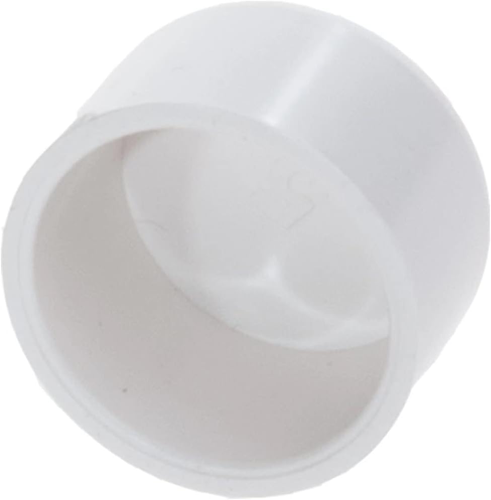 4" PVC Pipe End Cap Fitting, Schedule 40 Furniture Grade PVC Pipe End ...