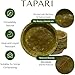 TAPARI Large Disposable Plates - 20 Pack - Large Leaf Plates 23cm ...