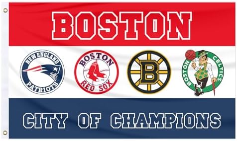 Amazon.com : Boston City of Champions Sport Teams House Garden Flag ...
