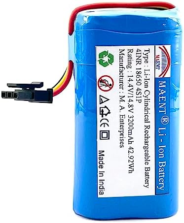 MAENT® 14.6V 16.8V 14.4V Li-ion Battery Compatible with Qihoo 360 S5 ...