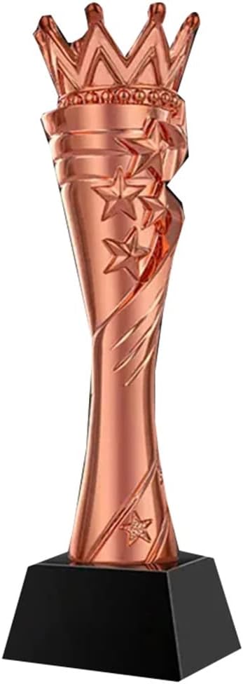 Gold, Silver And Bronze Crown Trophies Competition Champion Trophy ...