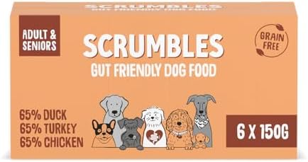 Scrumbles Natural Wet Dog Food Multipack, Grain Free, 6x 150g : Amazon ...