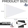 Amazon.com : Peryiter 3 Pieces Nylon Pennant Flags Triangle Boat Blank ...