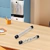Amazon.com: Oedema 6 Pcs Clear Storage Tube 23 x 25 x 200mm/0.9" x 0.98 ...