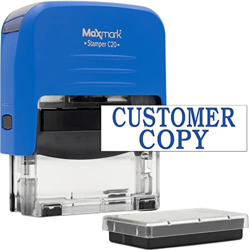 Amazon.com : Customer Copy Self Inking Stamp, Printer 20 with 2 Pads ...