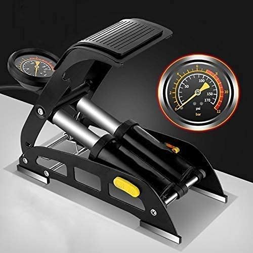 ZEVON Double Cylinder Portable High Pressure Foot Air Pump Compressor ...