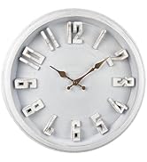 Amazon.com: DIYZON Extra Large Style 16'' Wall Clock Roman Numerals ...