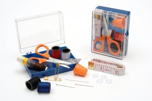 Mini/Compact Sewing Kit … Ideal for Travel (Scissor, Threads, Needle ...