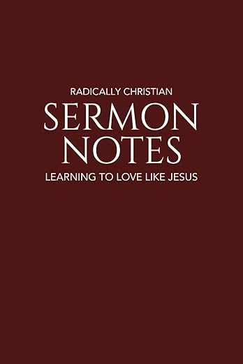 Sermon Notes: Notebook and Journal for Sermon Note-taking, Bible Study ...