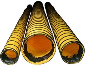 Amazon.com: Flex 8" Standard Duct - Yellow, 15'L with Strap ...