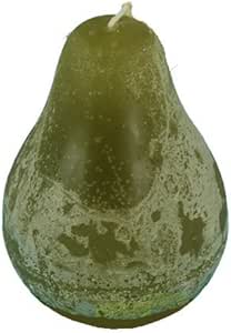 Amazon.com: Vance Kitira Timber Pear Shaped Candles - Set of 5 (Moss ...