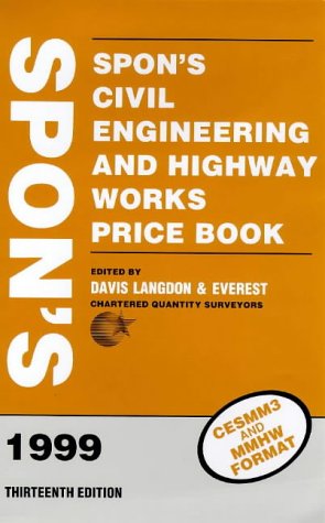 Amazon | Spon's Civil Engineering and Highway Works Price Book | Davis ...