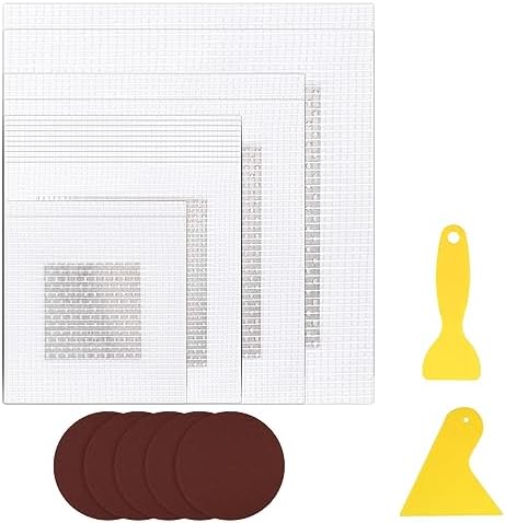 Drywall Patch Repair Kit, Self Adhesive Dry Wall Patch Kits in 4 Sizes ...