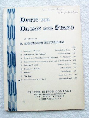 Scotch Poem, Opus 31, No. 2. For Organ & Piano Duet (Duets for Organ ...