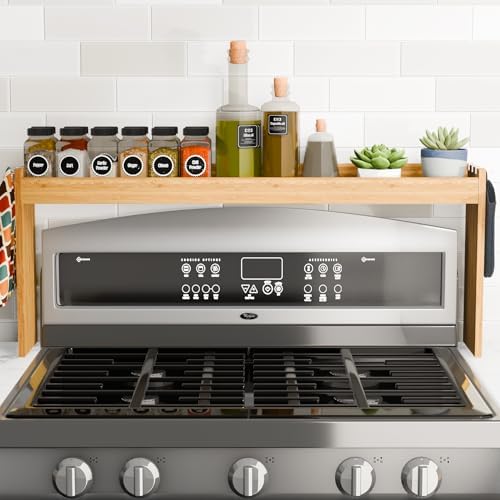 Amazon.com: 2-Tier Magnetic Shelf for Stove Top Organizer | Over Stove ...