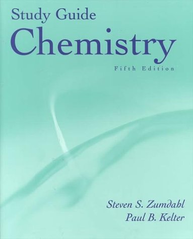 Study Guide for Zumdahl's Chemistry, 5th: Zumdahl, Steven S., Zumdahl ...