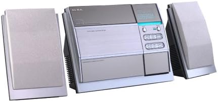 ALBA - VCD400 - VERTICAL CD MICRO SYSTEM - SILVER : Amazon.co.uk ...