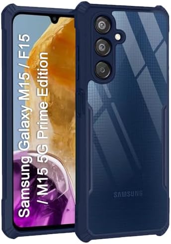 TheGiftKart Shockproof Crystal Clear Back Cover Case Compatible with Samsung Galaxy M15 / F15 ...