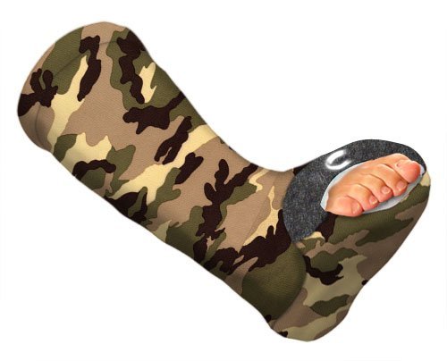 Buy Fleece-toe Leg Cast Cover - Green Camouflage (Adult Large/XLarge ...