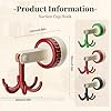 Amazon.com: 360 Degrees Rotating Folding Hook, Kitchen Hooks for ...