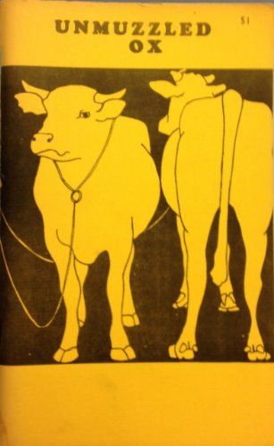 Unmuzzled Ox. Vol. 1, No. 4, Autumn 1972.: Allen Ginsberg: Amazon.com ...