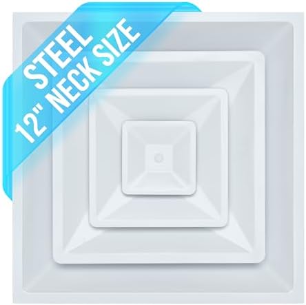 Fits 24x24 Steel T-Bar Drop Ceiling Grid | 2x2 Feet Lay in Steel Air ...